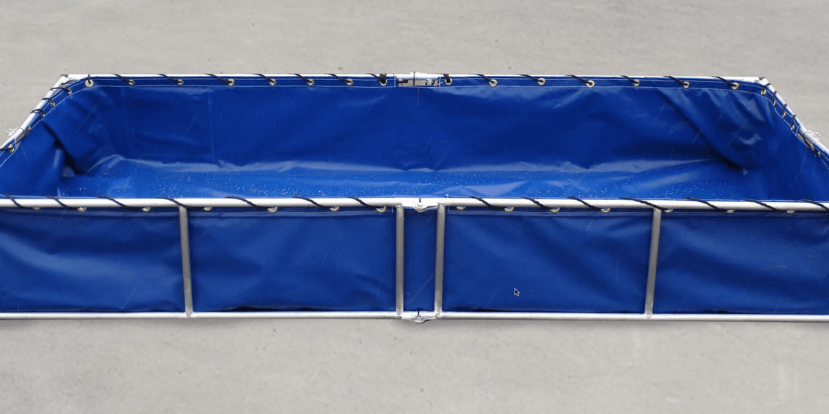 Fol-Da-Tank Portable Hazmat Decontamination Pool — Tank Retailer