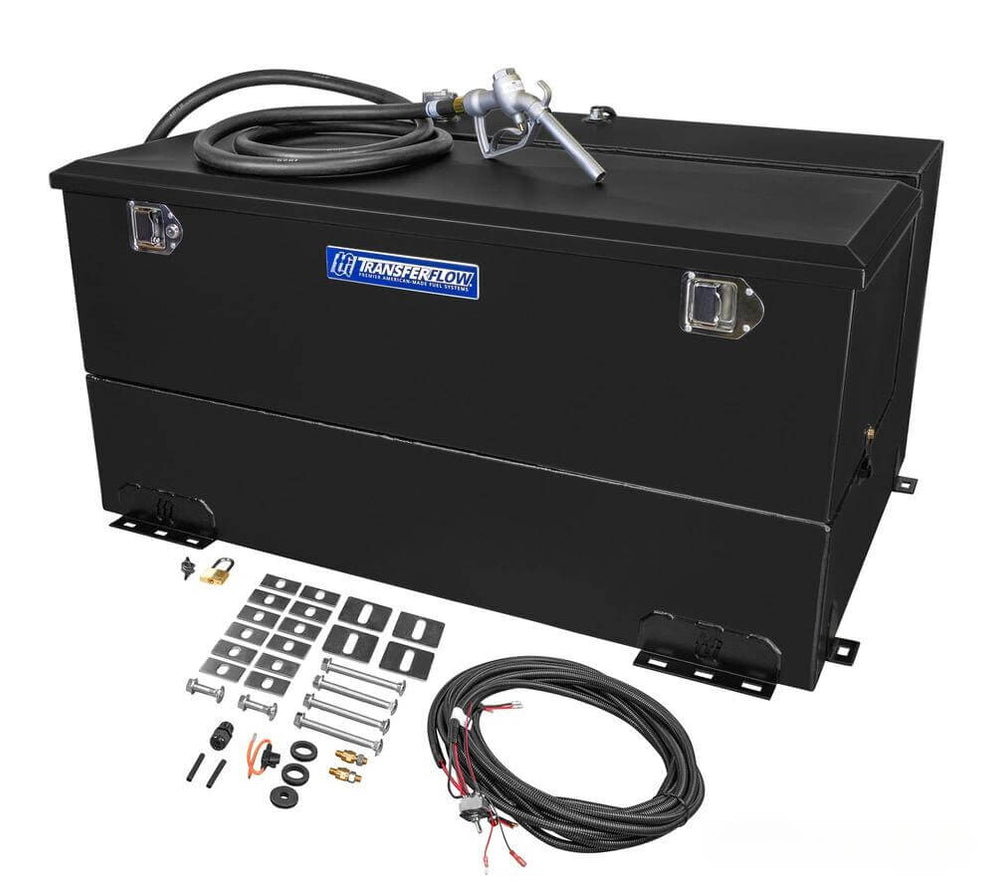 Transfer Flow Fuel Transfer Tank Tool Box Combo with Pump — Tank Retailer