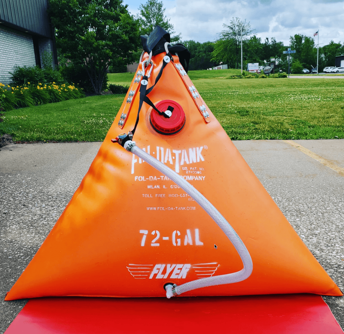 Fol-Da-Tank Flying Gray Water Helicopter Tank — Tank Retailer