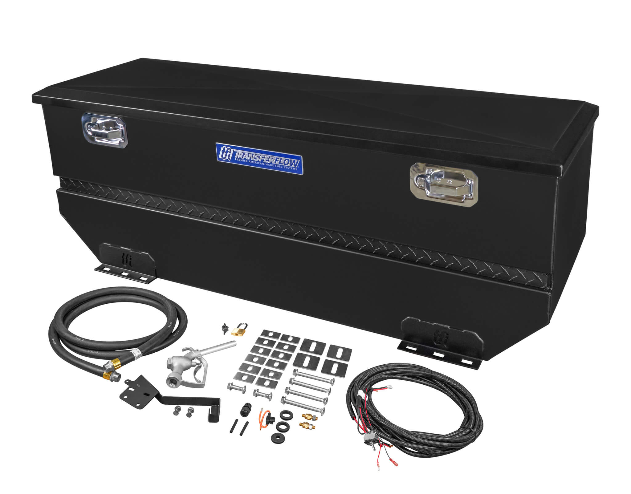 Transfer Flow Fuel Transfer Tank Tool Box Combo with Pump — Tank Retailer