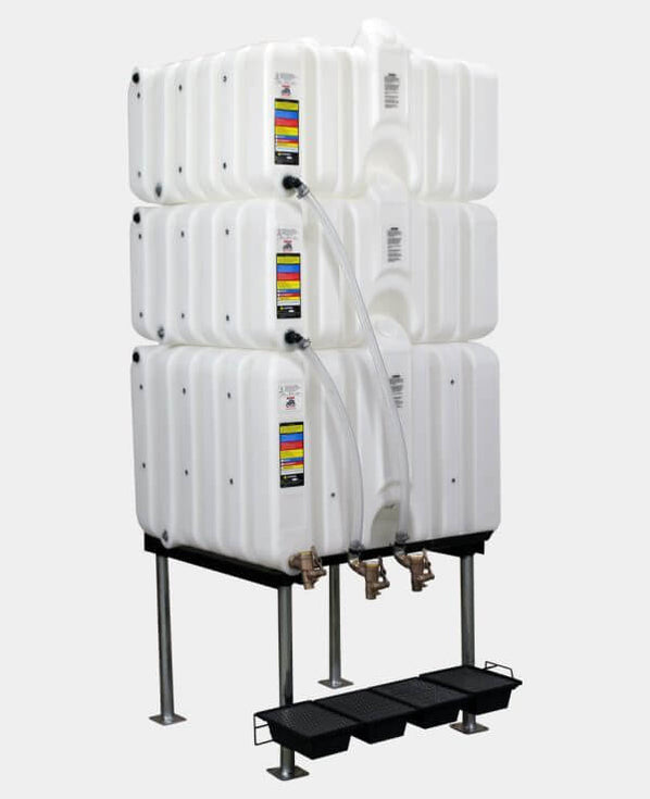 Rhino Stackable Bulk Storage Tank Dispensing System — Tank Retailer