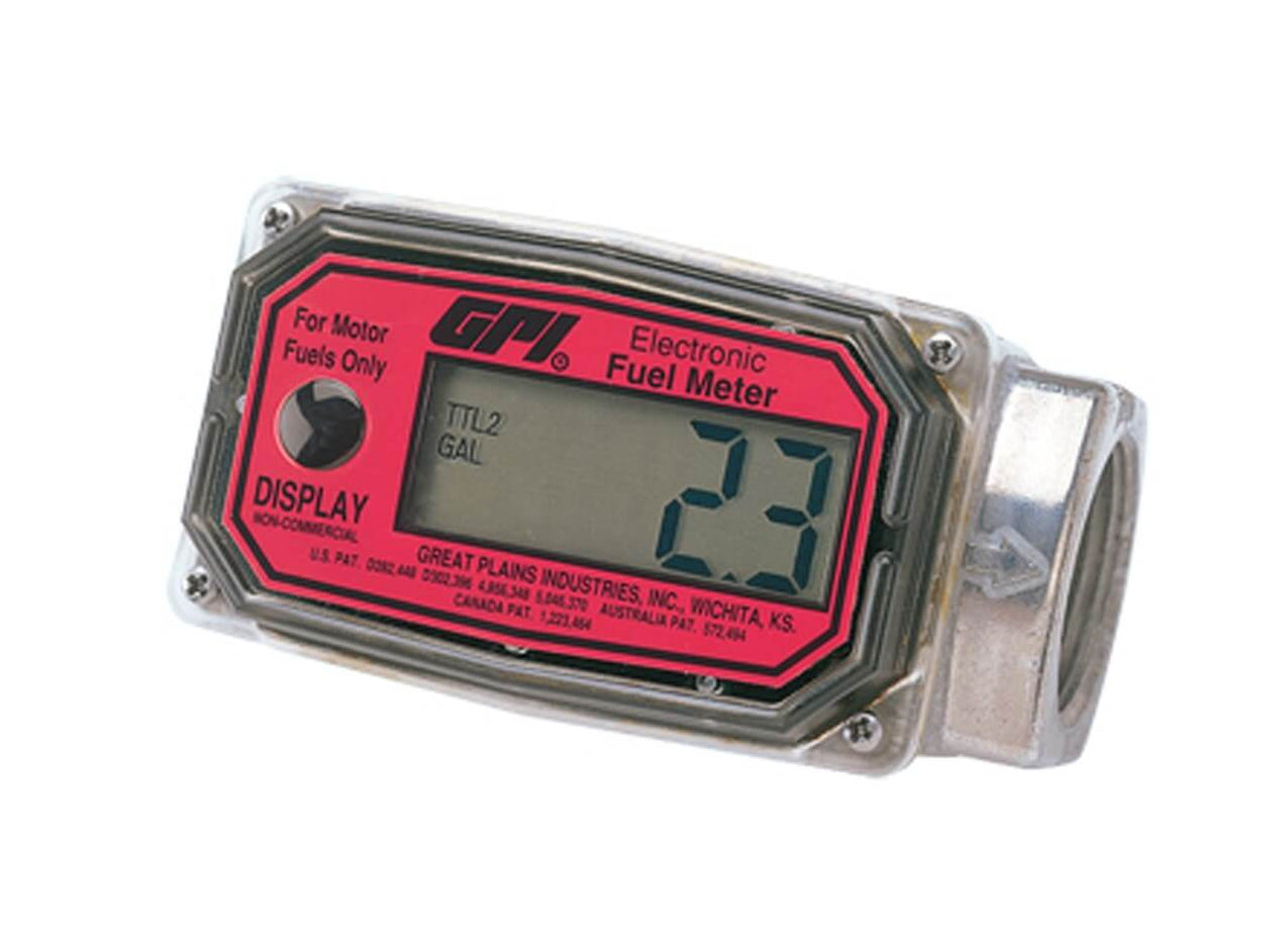 Transfer Flow GPI Digital Fuel Meter for Refueling Tank — Tank Retailer